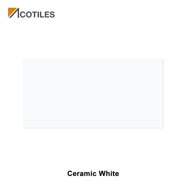 Ceramic White (Rectangular) Ceramic Tiles - ACOTILES